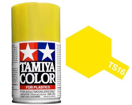 T85016 Tamiya TS-16 Yellow Spray Paint 100ml